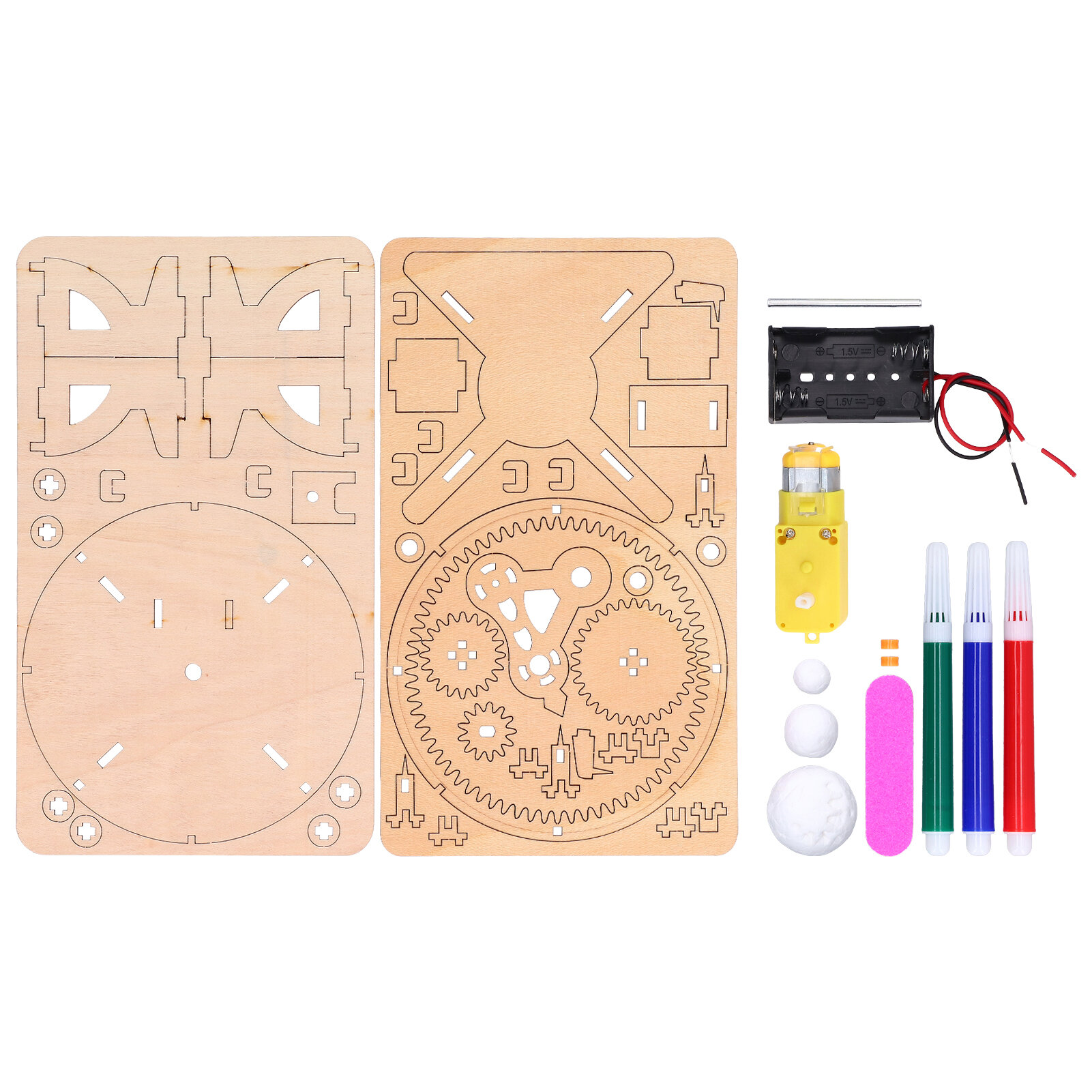 Электрическая модель системы Солнце-Земля-Луна для сборки