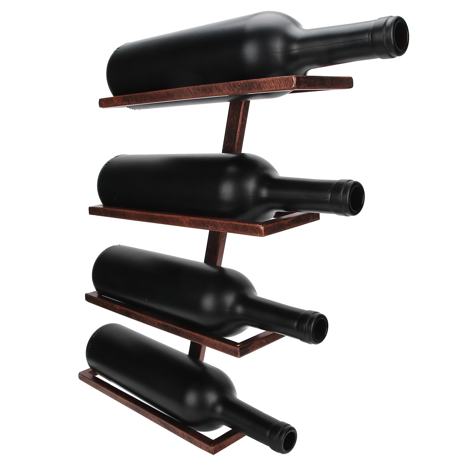 Настенная полка для вина в деревенском стиле, держатель для бутылок вина, полка для бытовой столовой, шкаф с 4 бутылками