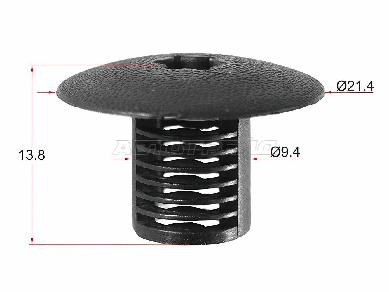 Клипса жабо, 10 шт для Додж Калибер, Дюранго, Джип Компасс Патриот, Гранд Чероки арт STM11119 SAT