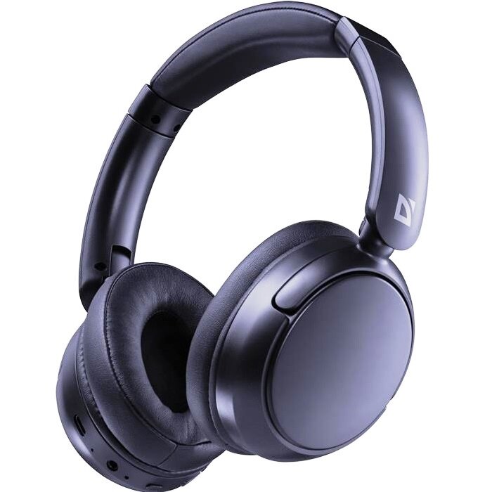 Bluetooth наушники с микрофоном Defender B405 FreeMotion беспроводная полноразмерная гарнитура - чёрная