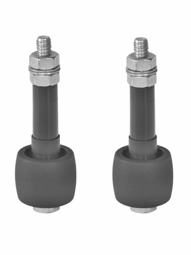 Ролики нейлоновые придерживающие для откатных ворот, удлиненные, 2 шт, Ролтэк арт. 043.10