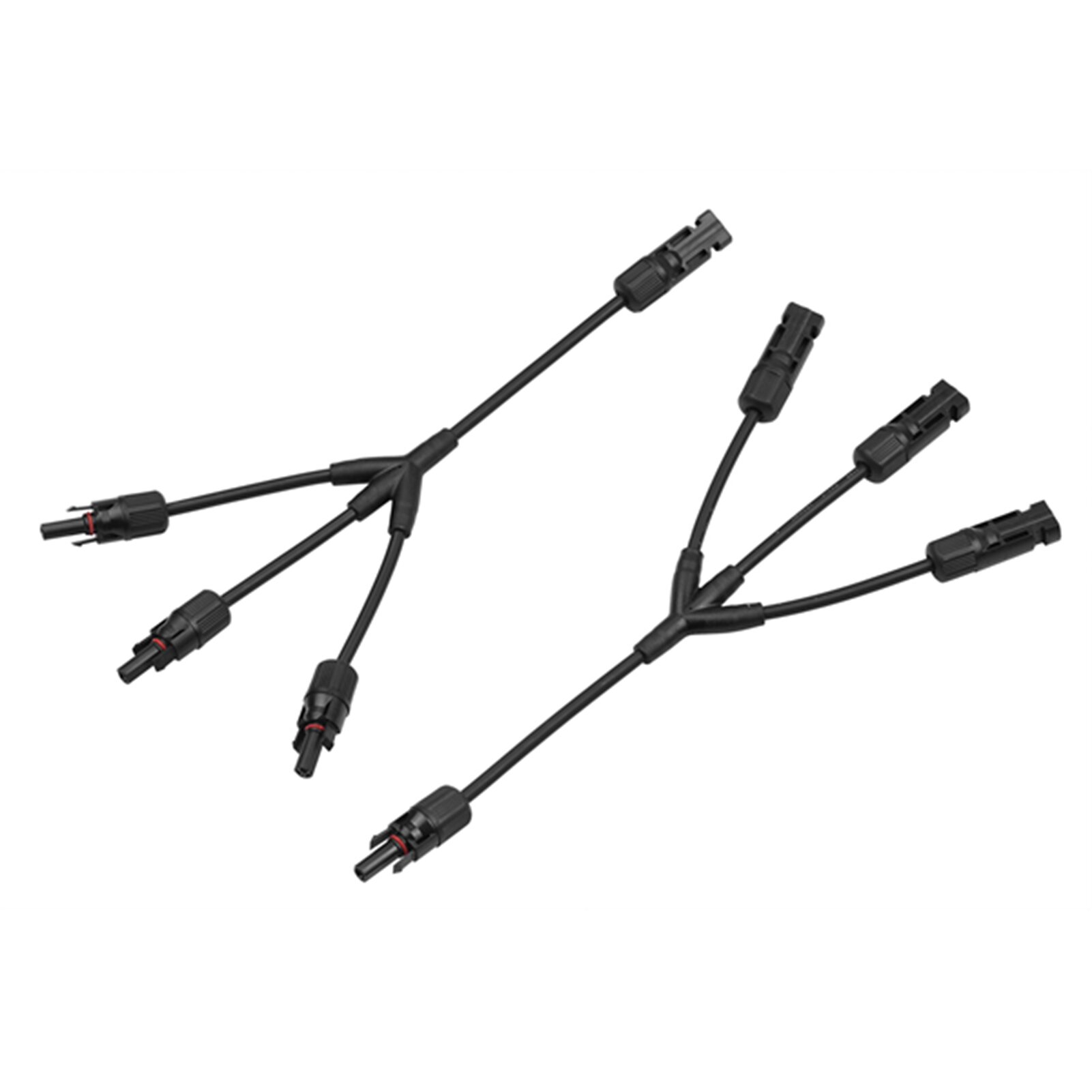 Y-образный разветвитель для солнечных панелей, параллельный кабельный адаптер, 3-контактный разъем, самоблокирующийся, водонепроницаемый, IP67, удлинитель для фотоэлектрических панелей, штекер/гнездо, 12AWG