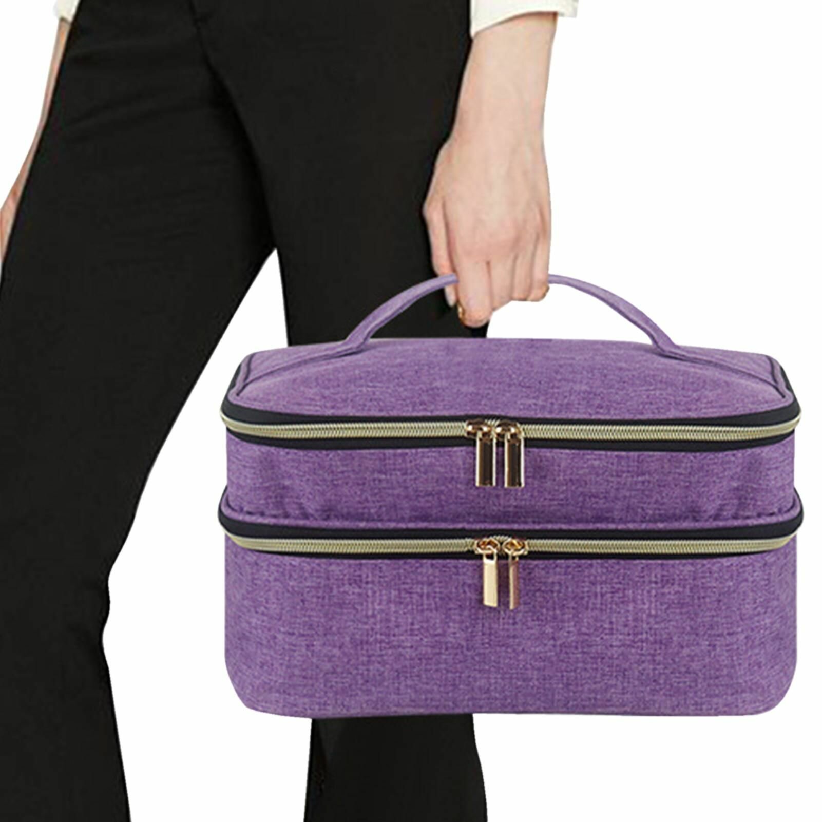 Универсальный органайзер для швейных принадлежностей, водонепроницаемый чехол для хранения ниток, иголок и аксессуаров, компактная швейная коробка с двусторонней молнией, удобный дорожный кейс для рукоделия и шитья