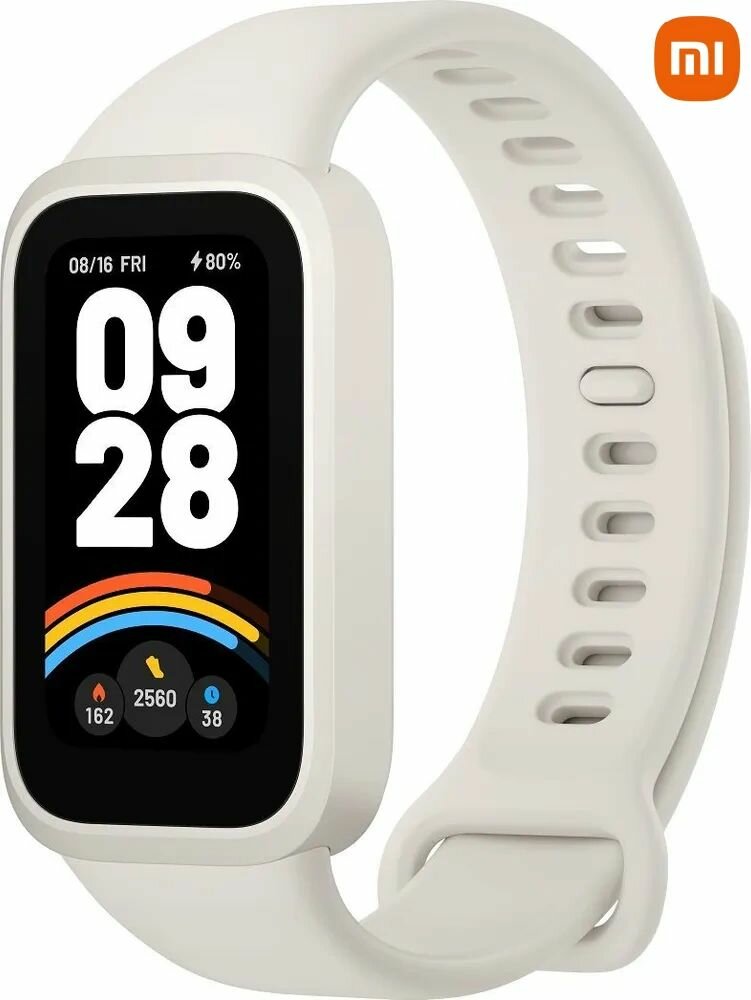 Фитнес-браслет "Xiaomi Smart Band 9", мониторинг сердечного ритма, металлический корпус