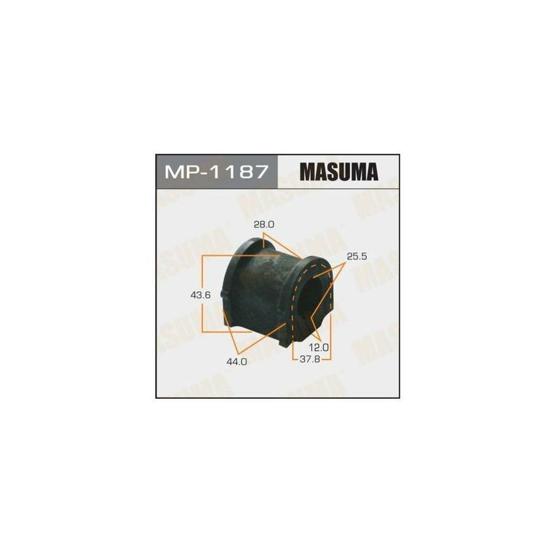 Втулка стабилизатора для автомобилей Masuma MP1187 (запчасти и комплектующие)
