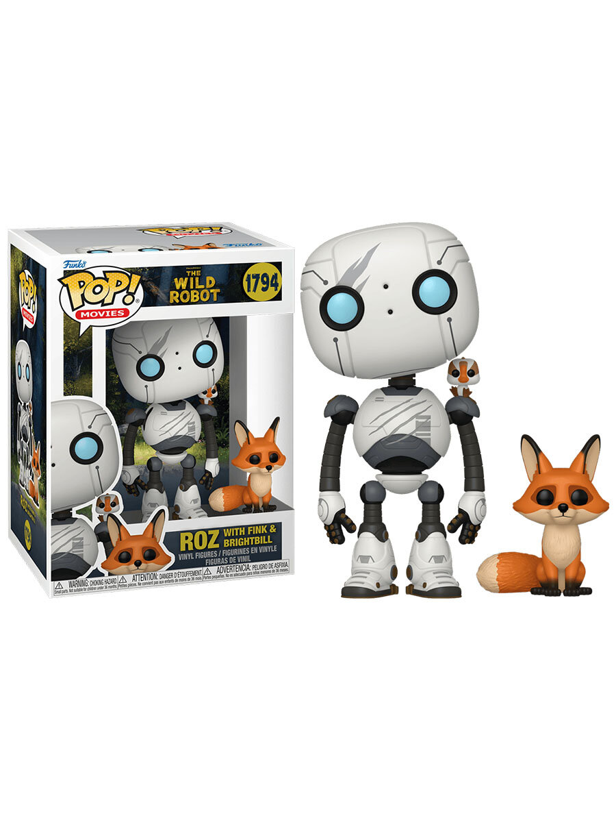 Фигурка Funko POP! Роз с Финком и Жёлтоклювиком (Roz with Fink and Brightbill) #1794