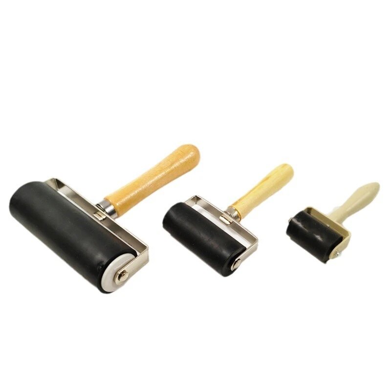 3 шт./компл. 3,5/6/10 см профессиональный резиновый валик для печати, инструмент для печати чернил, валик для рисования, инструменты для штамповки чернил, товары для рукоделия