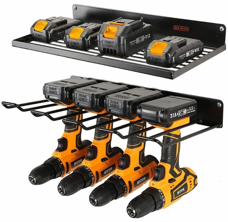 Набор из 2 предметов, настенная стойка для хранения инструментов/стойка для хранения отверток для электрической дрели