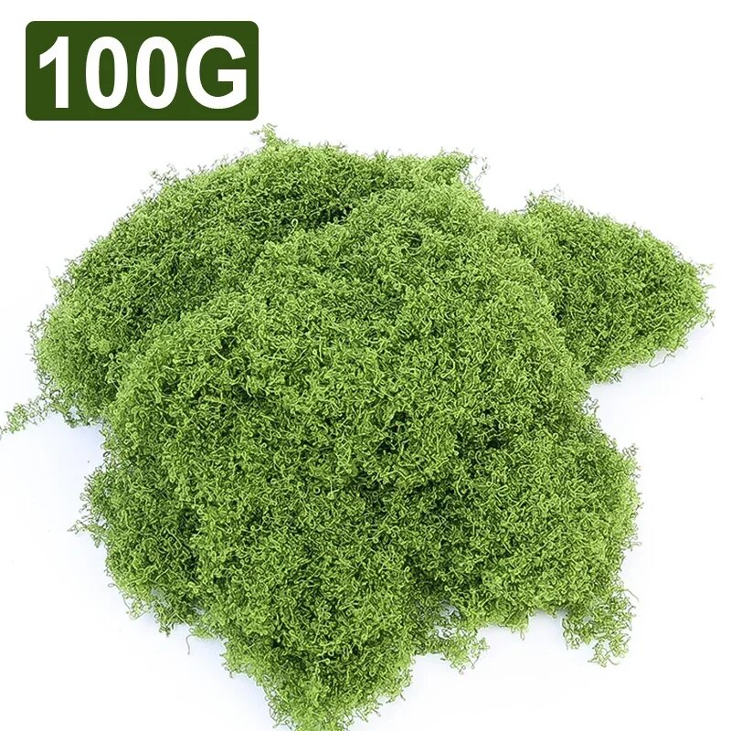 Искусственный мох 100г для декора