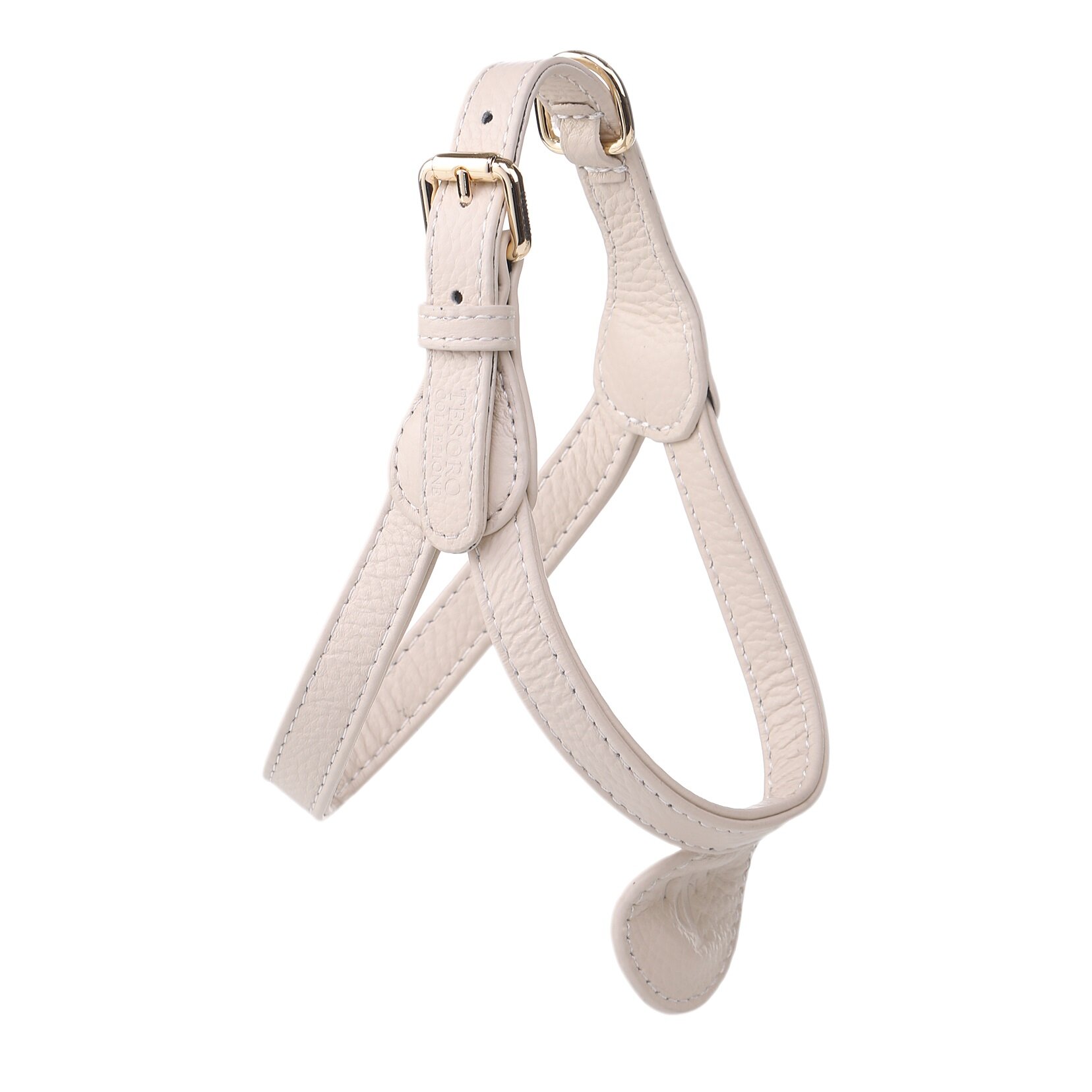 Шлейка с отделением для трекера для маленьких собак Tesoro, натуральная кожа