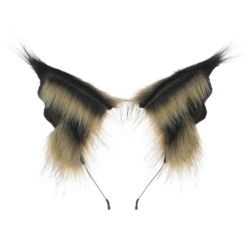 Имитация кошачьих ушей рыси косплей аксессуары для волос-волчья шерсть собаки