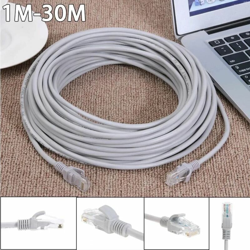 Кабель Ethernet Высокоскоростной сетевой кабель RJ45 Маршрутизатор Компьютерные кабели