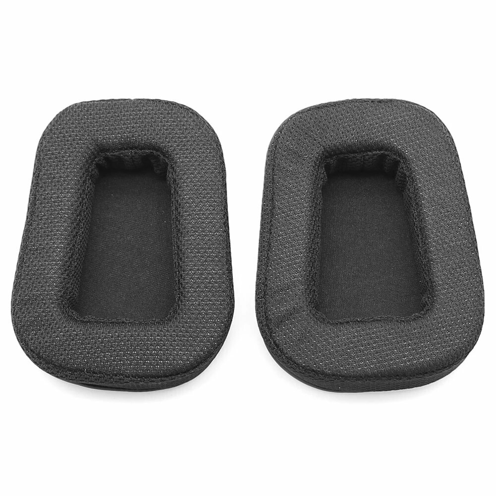 Сменные амбушюры для наушников Logitech G633 G933 из сетчатой ткани/белковой кожи Mesh Fabric