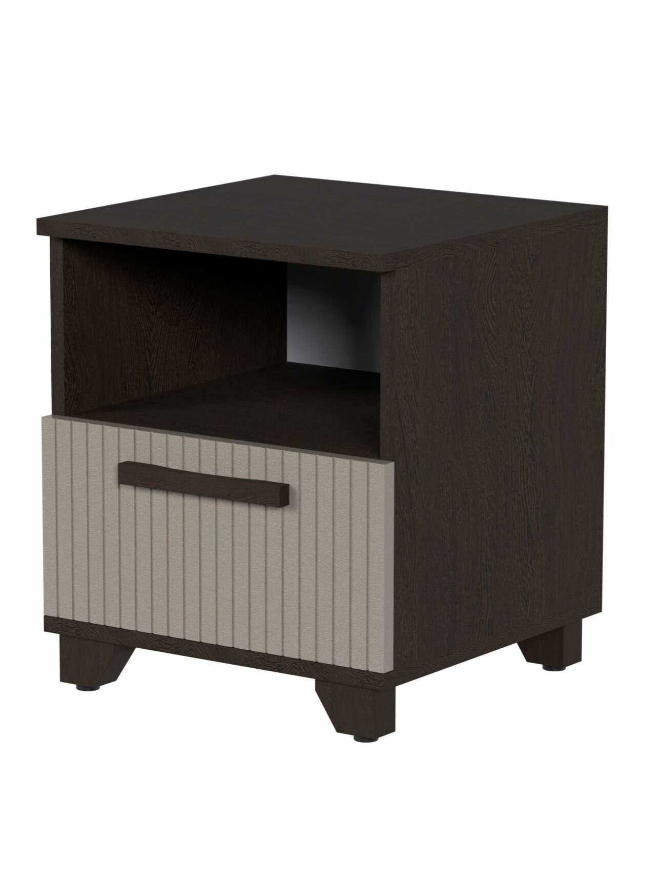 Тумба прикроватная Копенгаген с ящиком Венге / Мускатный орех (12 Стульев)