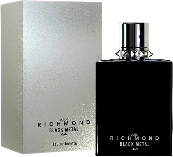 John richmond black metal 100 ml туалетная вода мужская