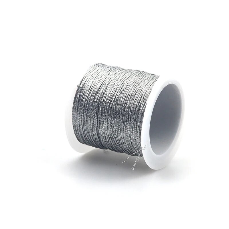 Металлическая плетеная нить для бижутерии Color auspicious 0.2MM(3S), CX-002