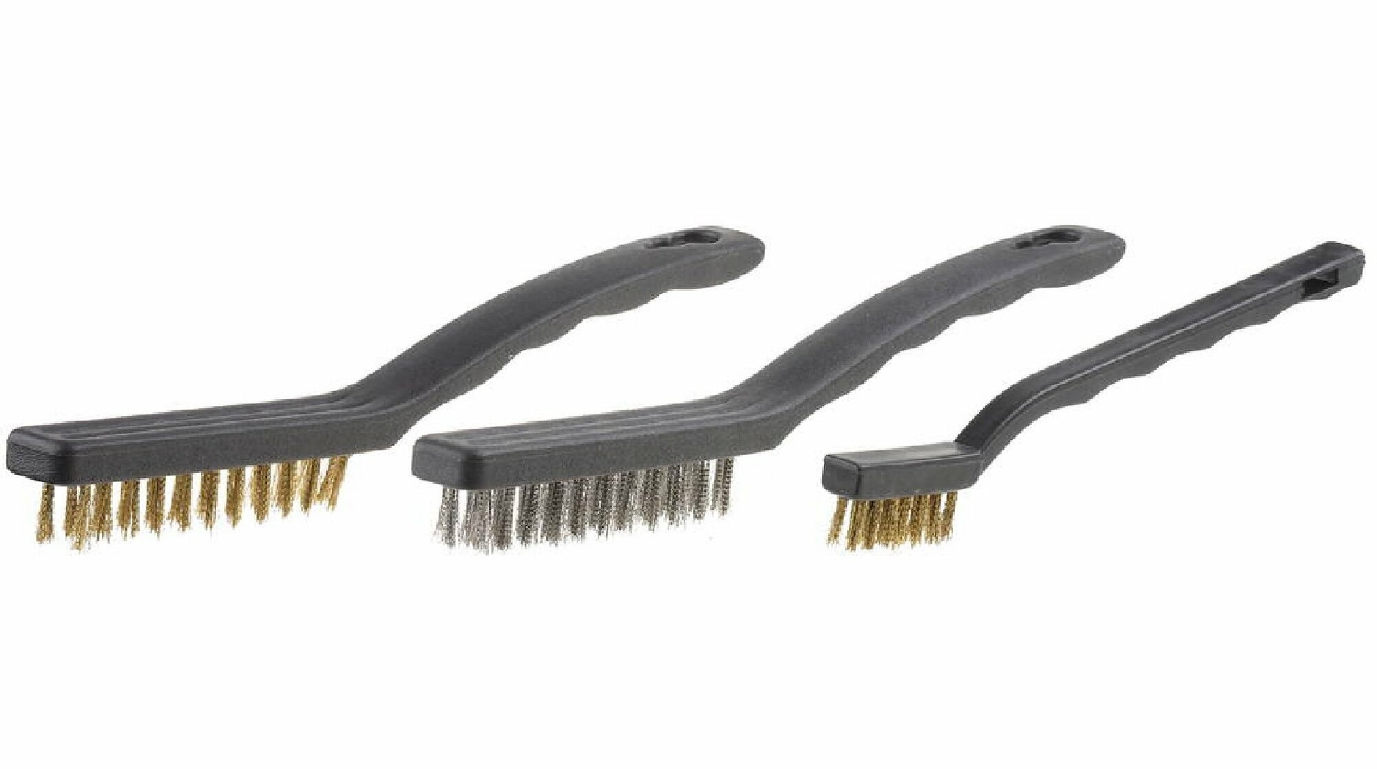 Проволочная стальная щетка STAYER 3 ряда пластмассовая рукоятка (3515-H3)