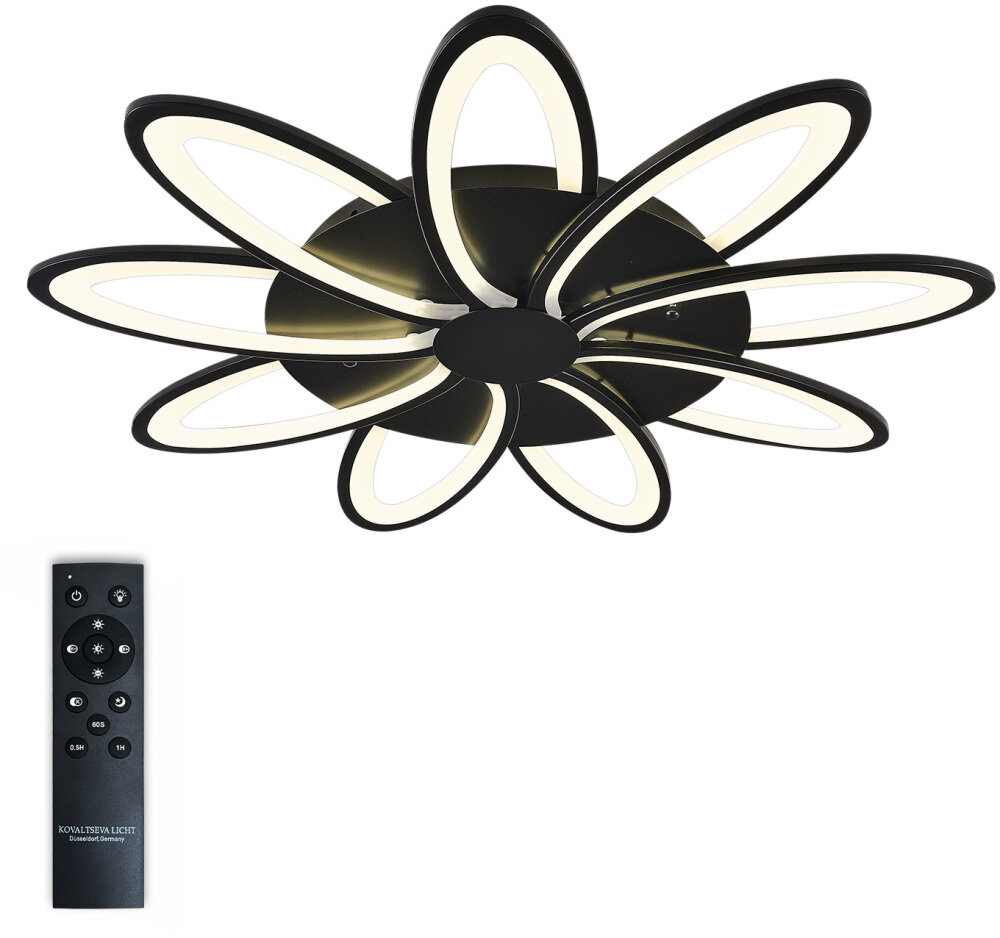 Потолочная люстра High-tech Led Lamps HIGH-TECH LED LAMPS 82009 BLACK Natali Kovaltseva