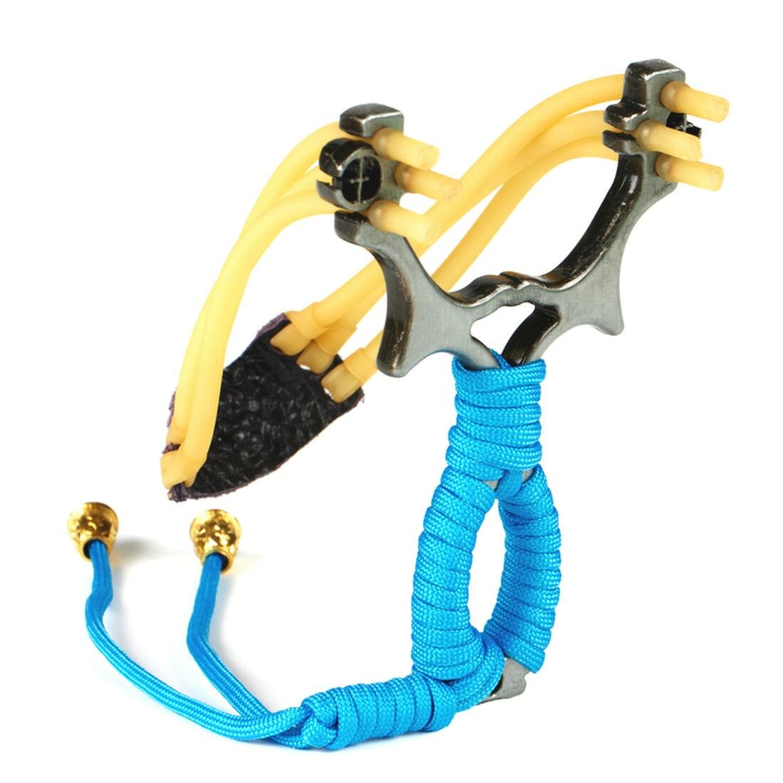 Рогатка металлическая «Молния» Мастер К, в текстильной оплётке, микс