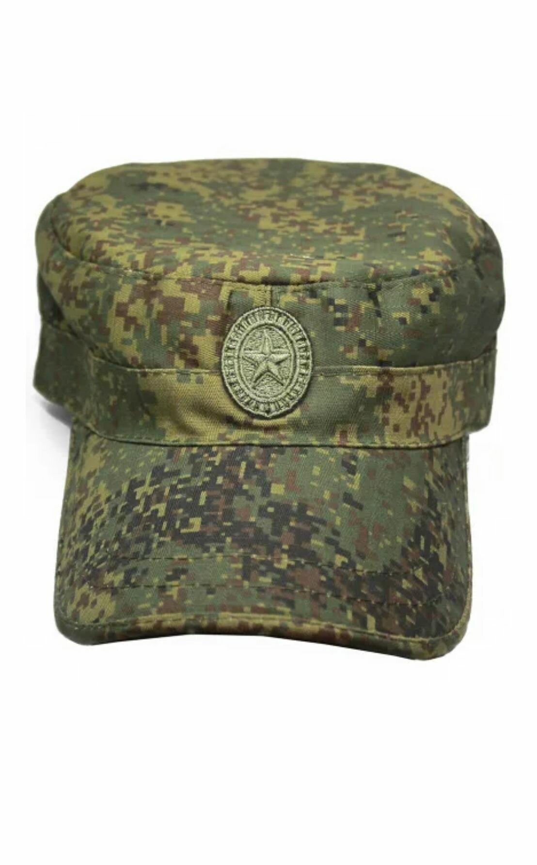 Кепка уставная военная с кокардой вкпо (вкбо) солдатская для рядовых зеленая цифра 55р