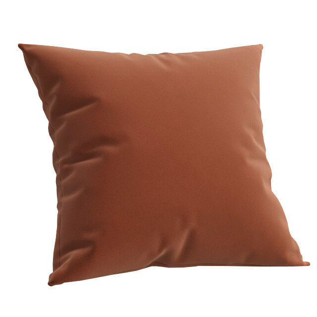 Эшли подушка декоративная велюр терракотовый 450х450х140 мм 45x45 см для дивана и спальни