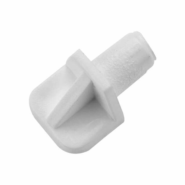 Полкодержатель 6 мм белый 12 шт