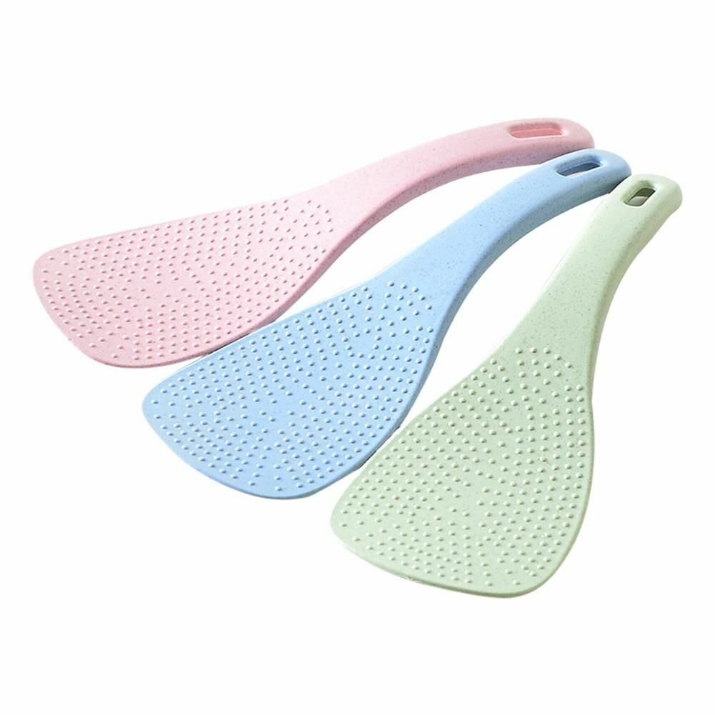 Лопатка для риса из соломы пшеницы, экологичная ложка для мультиварки и рисоварки