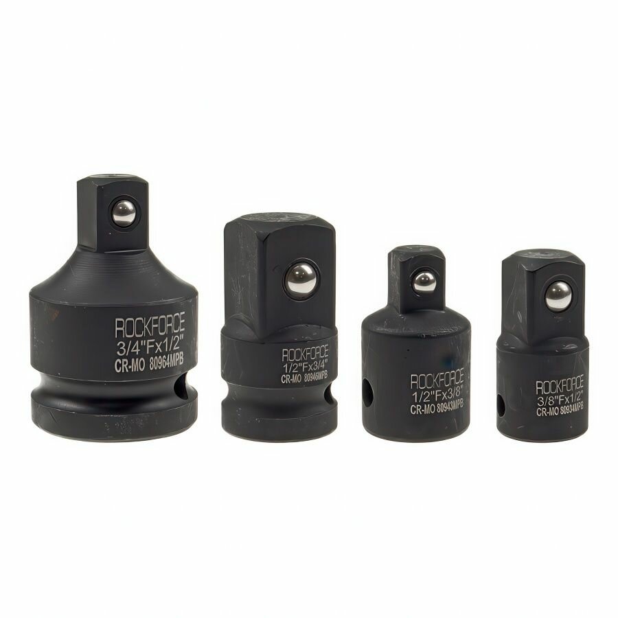 Набор адаптеров для шуруповерта ударных 4 предмета, арт RF4048MPB ROCKFORCE