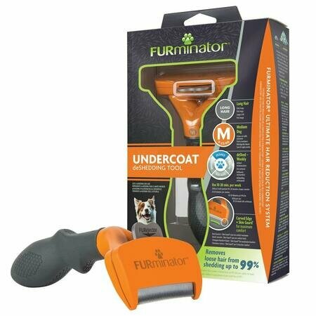 FURminator UNDERCOAT Long Hair M 7 см для собак средних длинношерстных пород