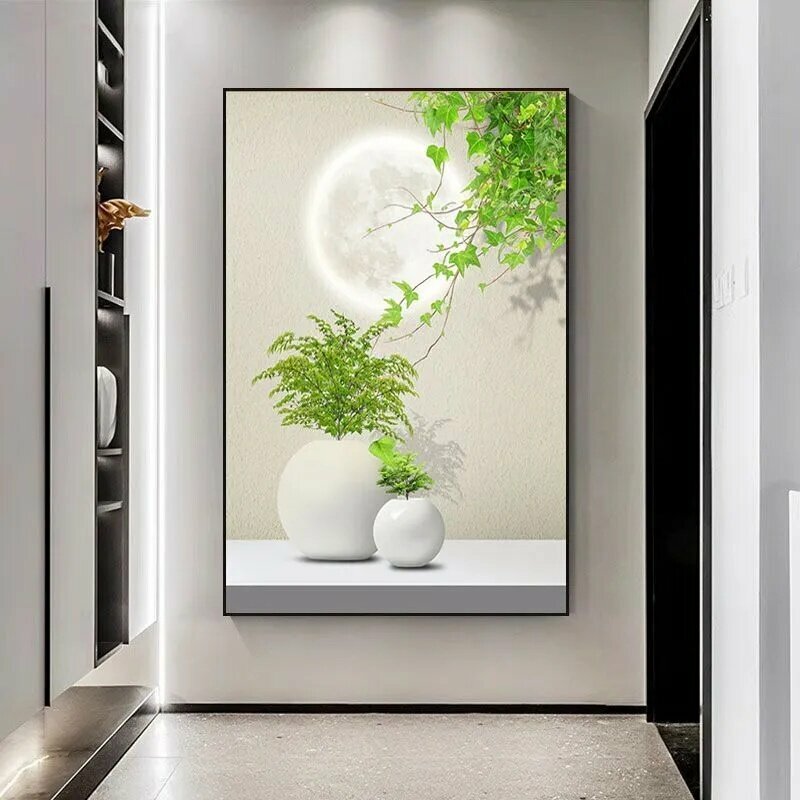 Крышки счетчиков электроэнергии внутренняя электрическая панель, скрытые картины, вертикальная секция, Откройте дверь слева, 40*50 см