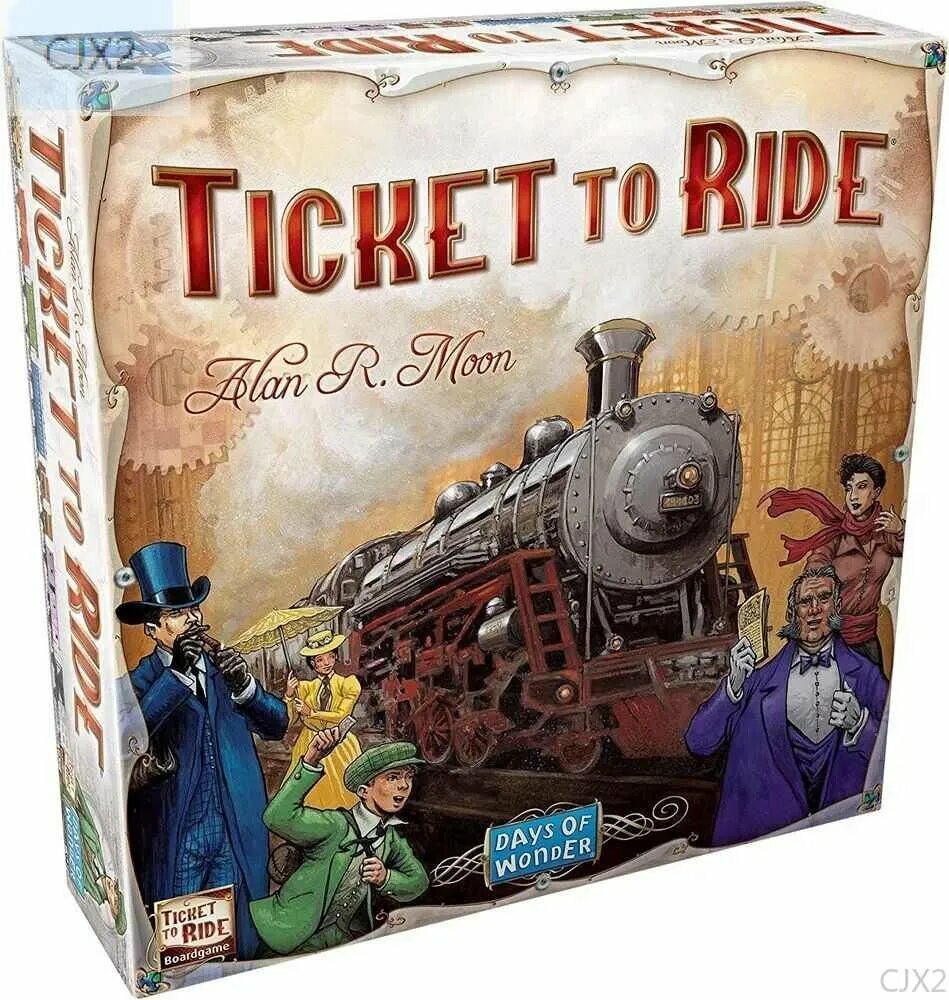 Настольная игра Ticket to Ride американский поезд-CJX2