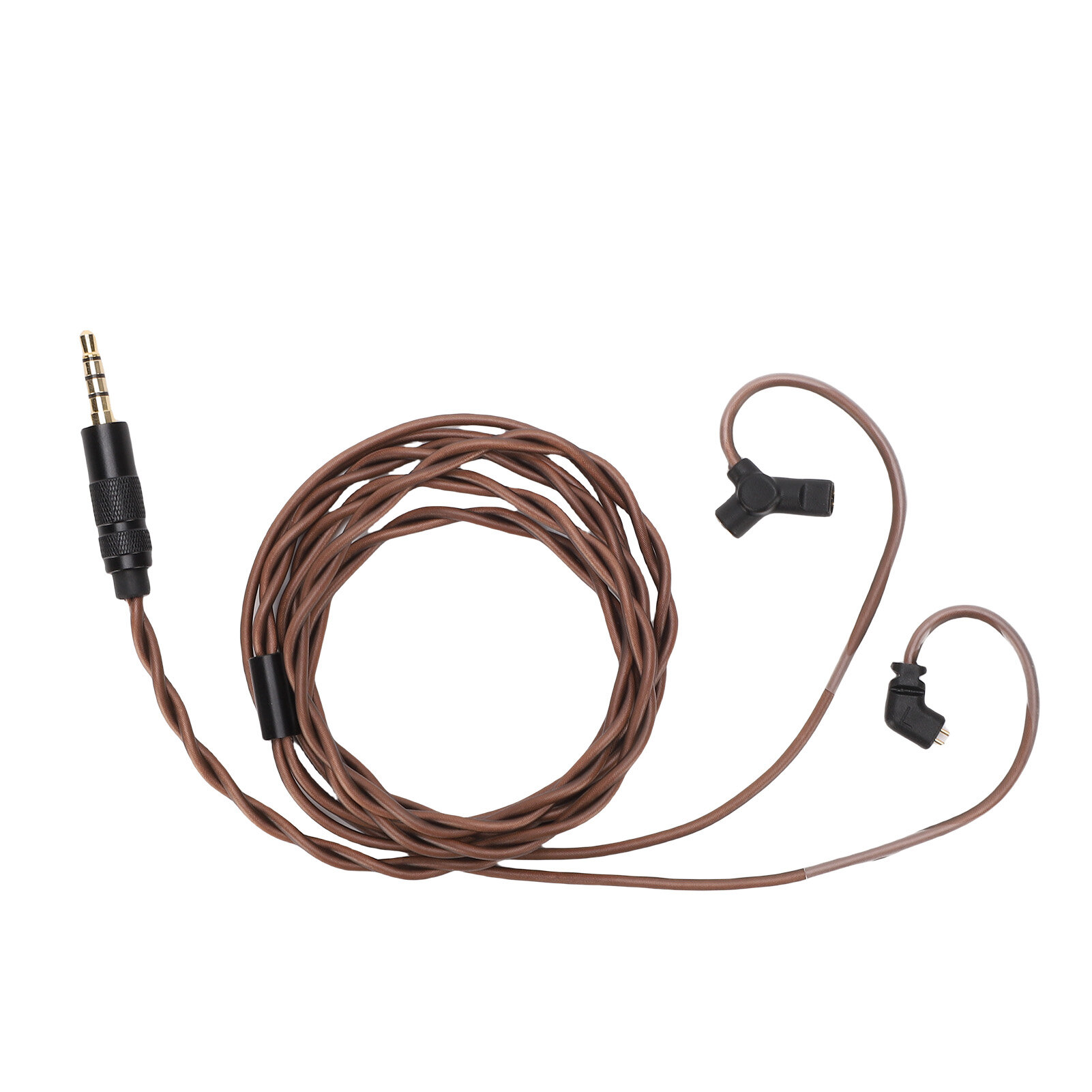 Кабель IEM со съемным микрофоном, подходит для KZ ZS10 PRO ZSN PRO EDX AS12 AS16 3,5 мм 0,78 мм 2-контактный кабель для обновления наушников