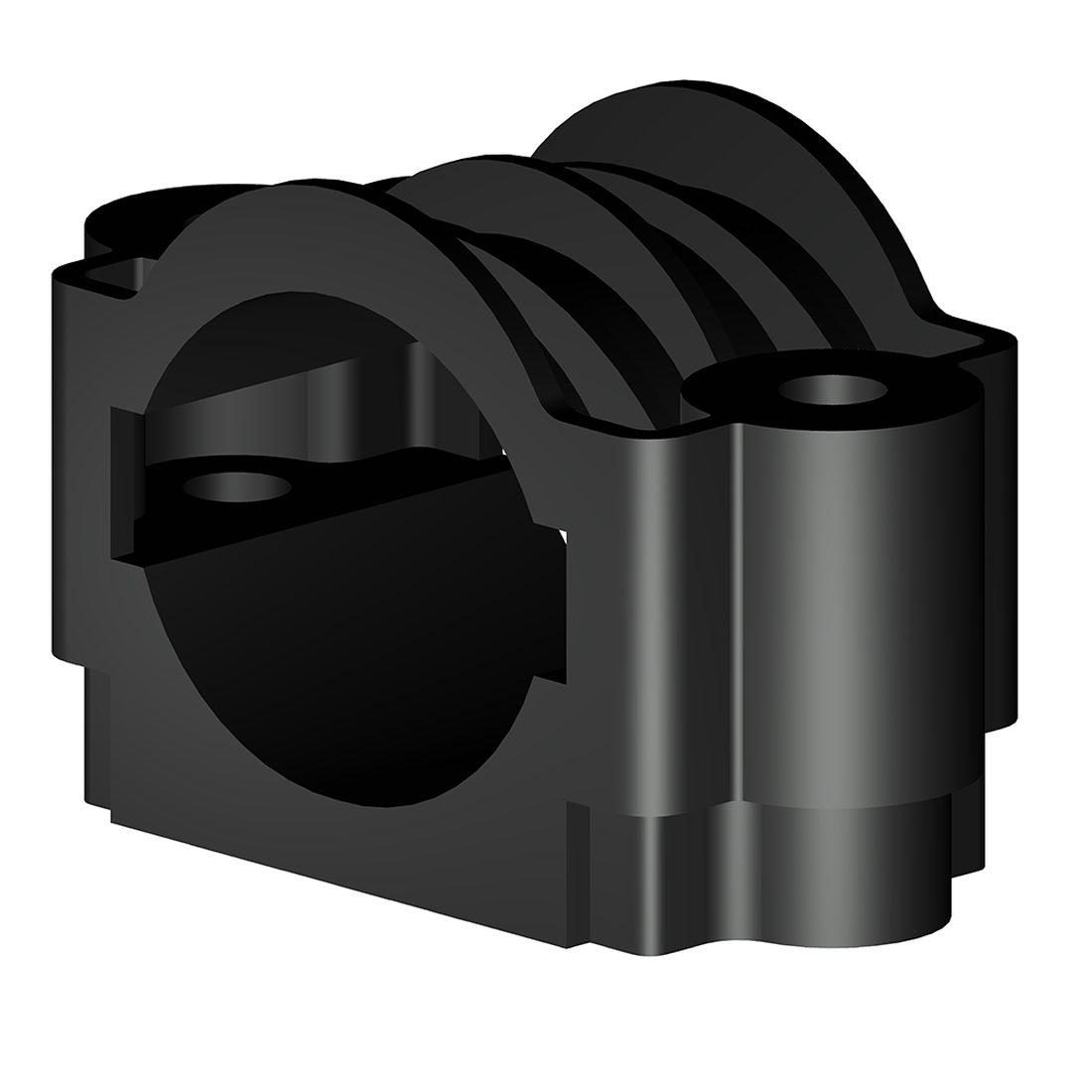 Кабельный держатель KD 1x40-65(K) одножильный (комплект с метизами) PRO-Montag PM77773K