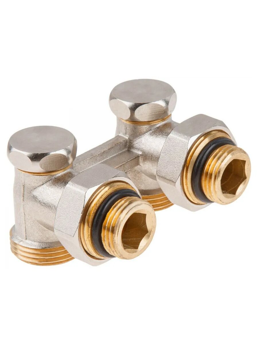 Узел для нижнего подключения радиаторов 3/4", угловой AV Engineering (AVE289002)