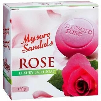 Мыло Роза Майсур Сандал аюрведическое мыло Rose soap Mysore Sandal 150 гр.