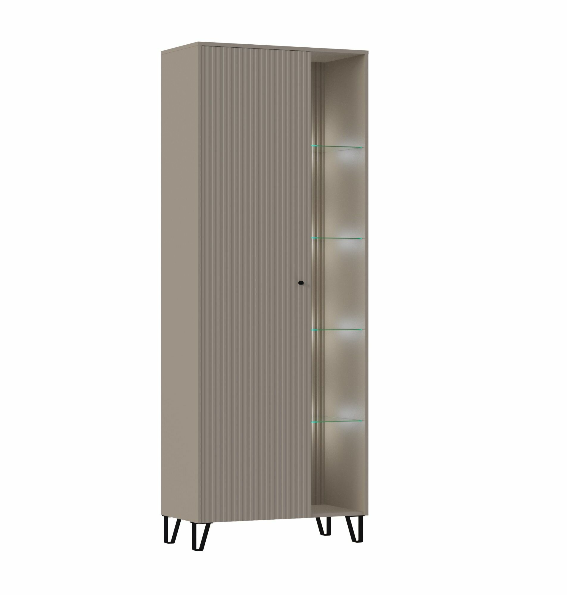 Шкаф Оливия Глиняный серый, Шарли Мокко