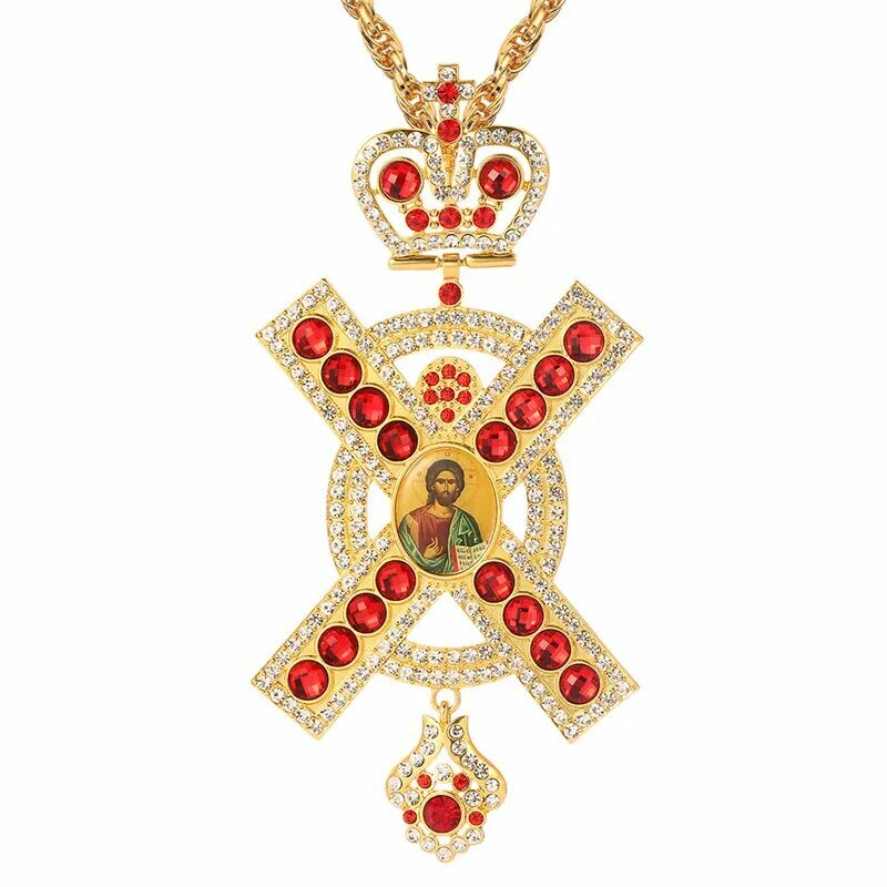 Золотой крест для стены