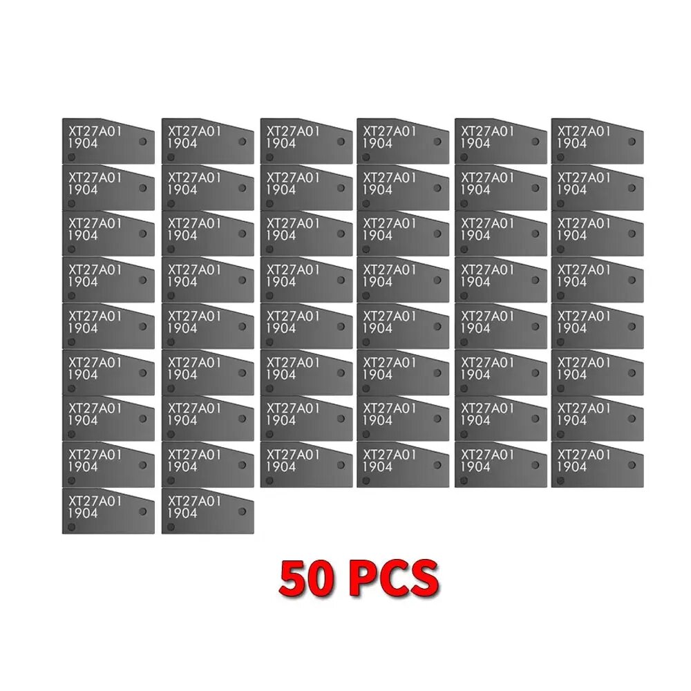 XRNKEY супер чип Xhorse VDI XT27A XT27A01 транспондер супер чип для ID46/40/43/4D/8C/8A/T3/47 для VVDI2 VVDI Mini Ke 50pcs XT27A01