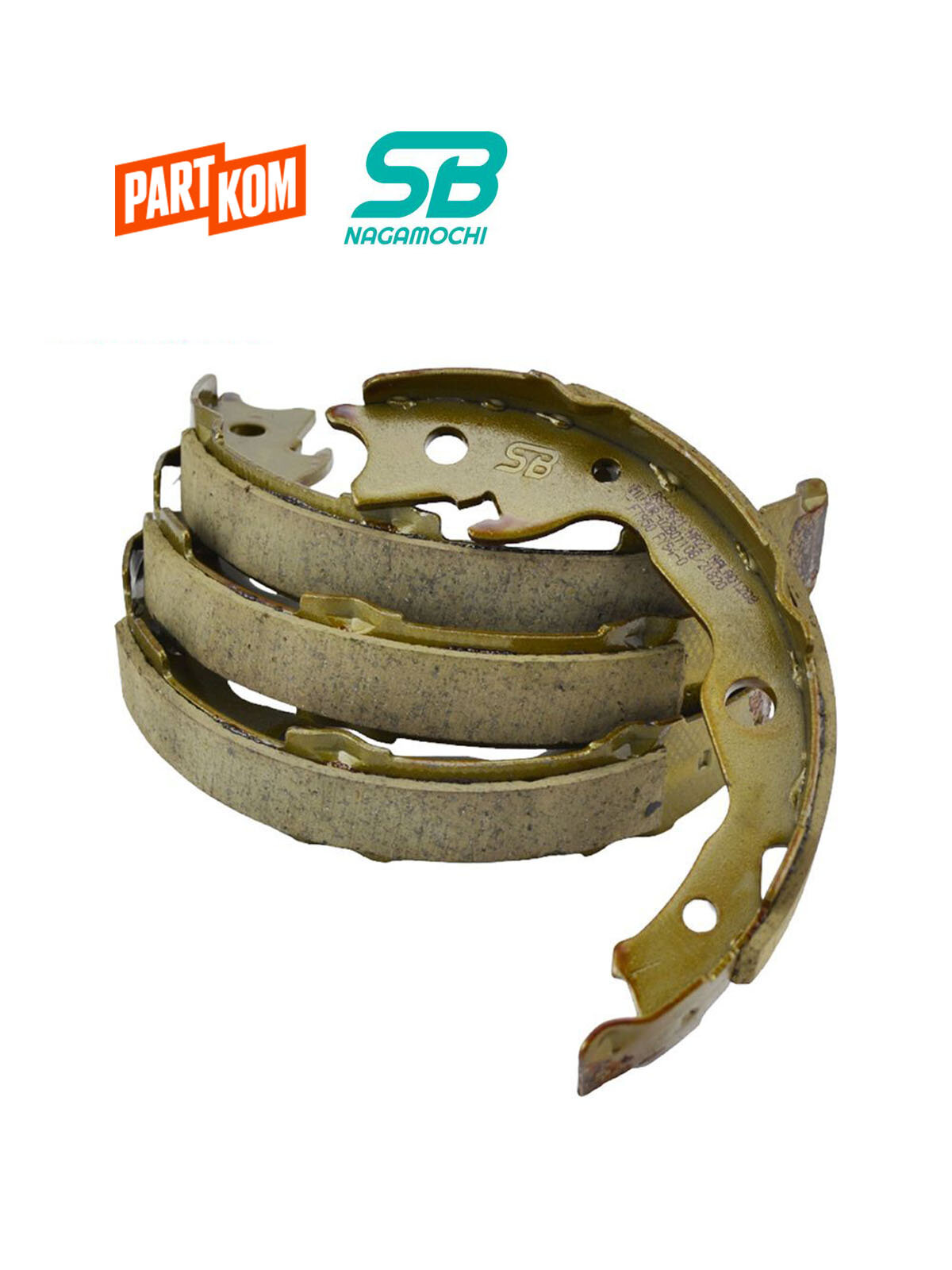 Тормозные колодки стояночного тормоза SB NAGAMOCHI BS20621 для а/м Nissan Qashqai, Tiida, Juke, Renault Koleos