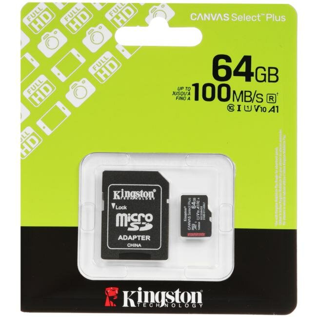 Kingston Canvas Select Plus SDCS3/64GB