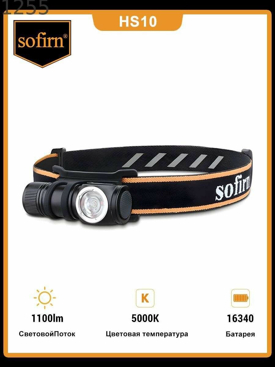 Sofirn HS10 USB C перезаряжаемый мини 16340 фара 1100lm LH351D 90CRI угловой фонарь TIR оптика с магнитным хвостом 2 группы