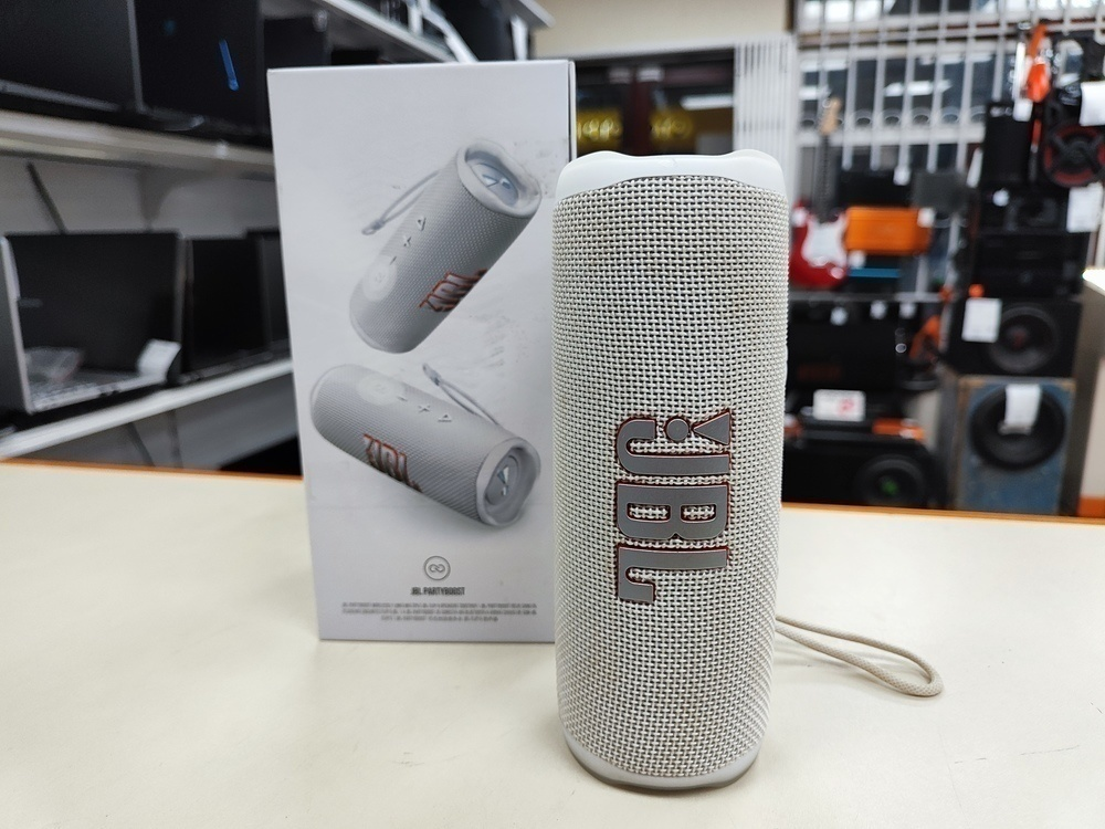 Портативная акустика JBL Flip 6 30 Вт, белый