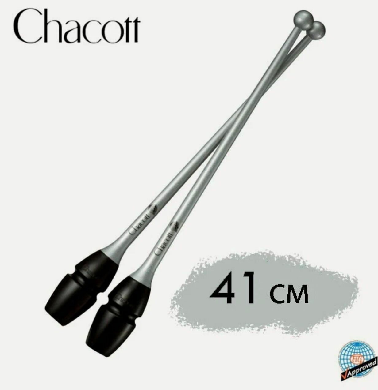 Булавы CHACOTT HiGrip 41см (198) серебристые