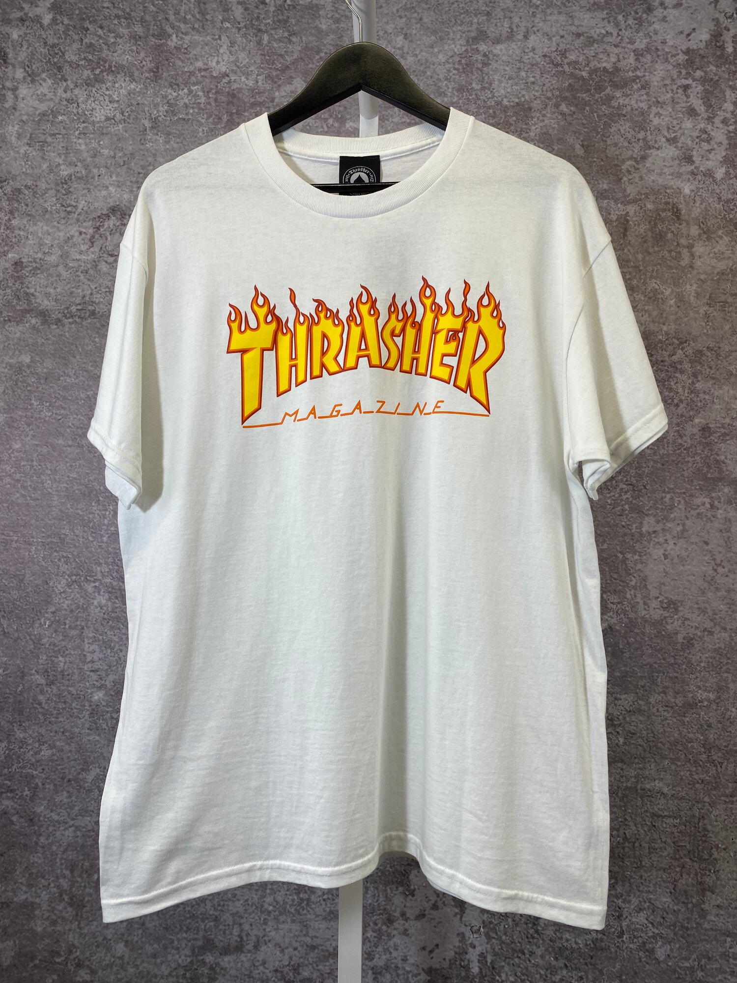 Футболка Футболка Thrasher Flame Logo White