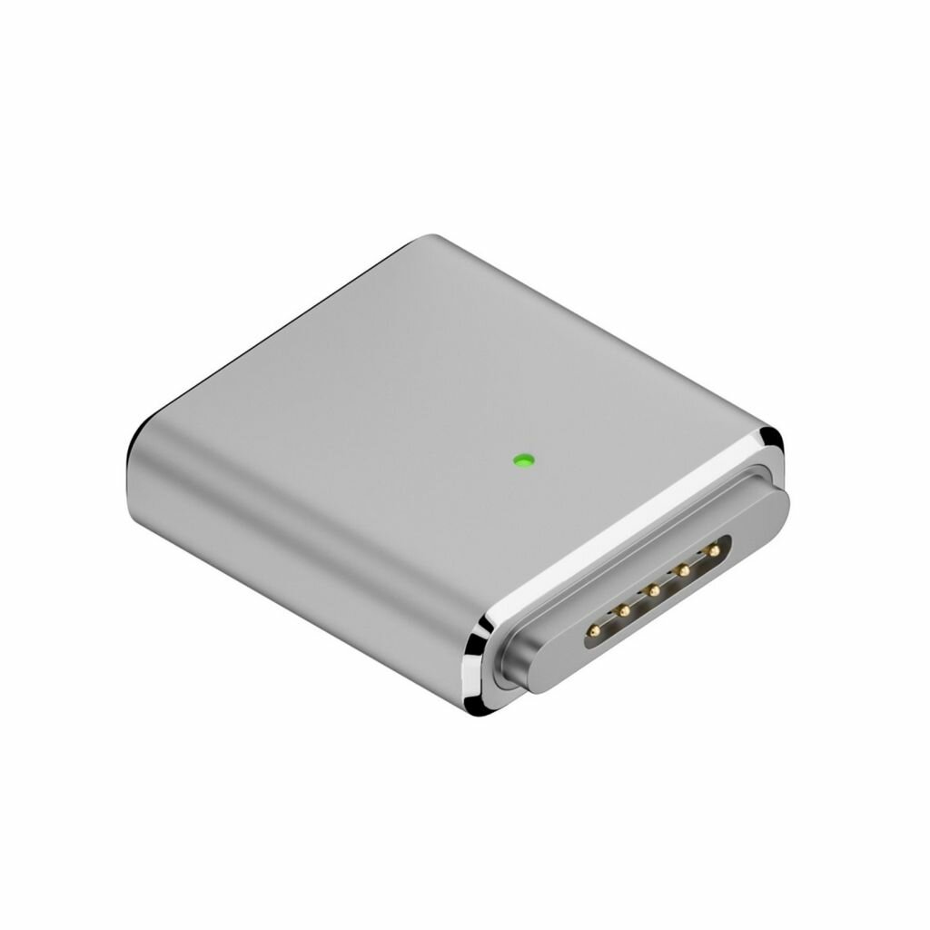 Кабель для передачи данных, Переходник для MacBook Type C на MagSafe 3 магнитный - белый