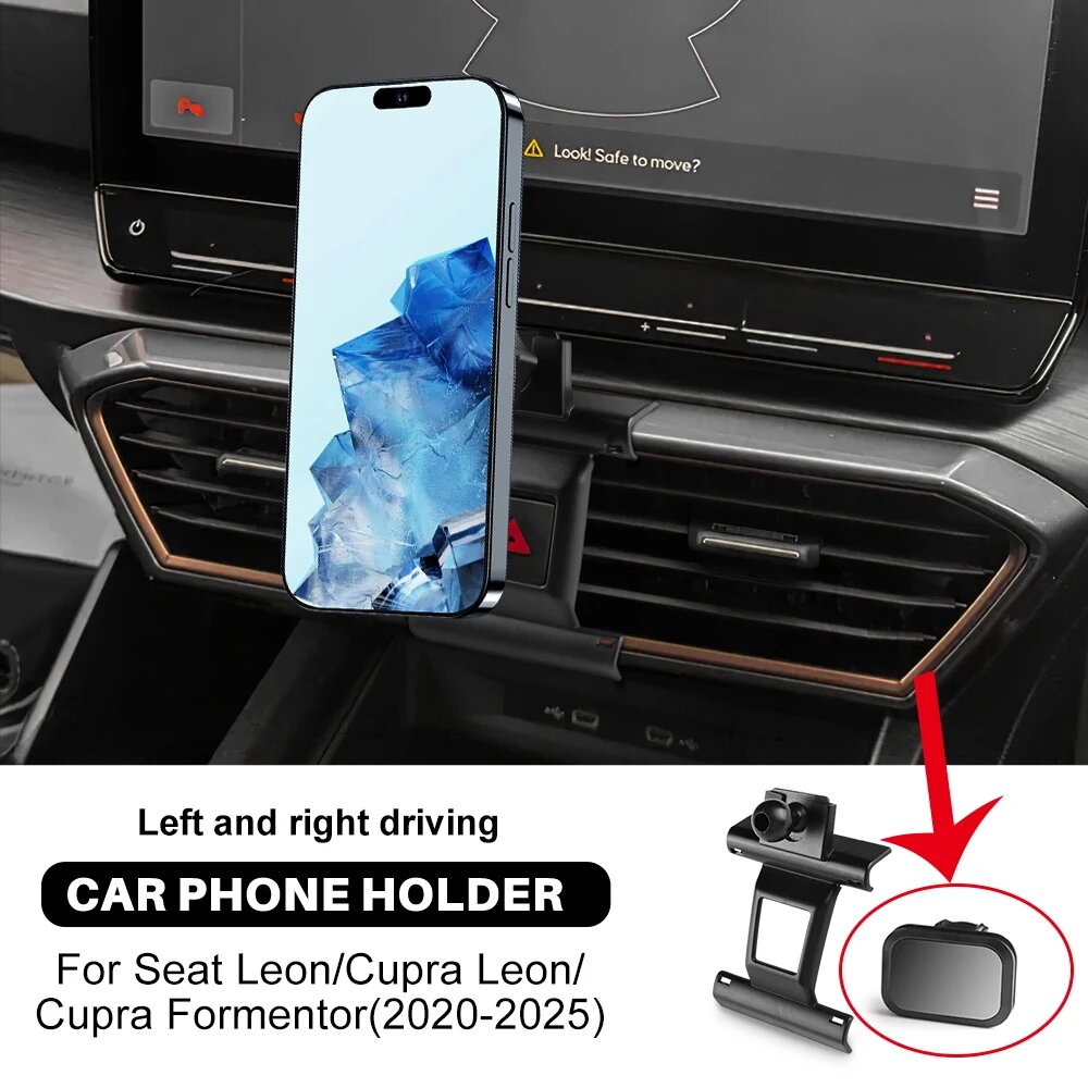 Держатель телефона в вентиляцию для Cupra Leon/Formentor (2020-2025), Magnet Type