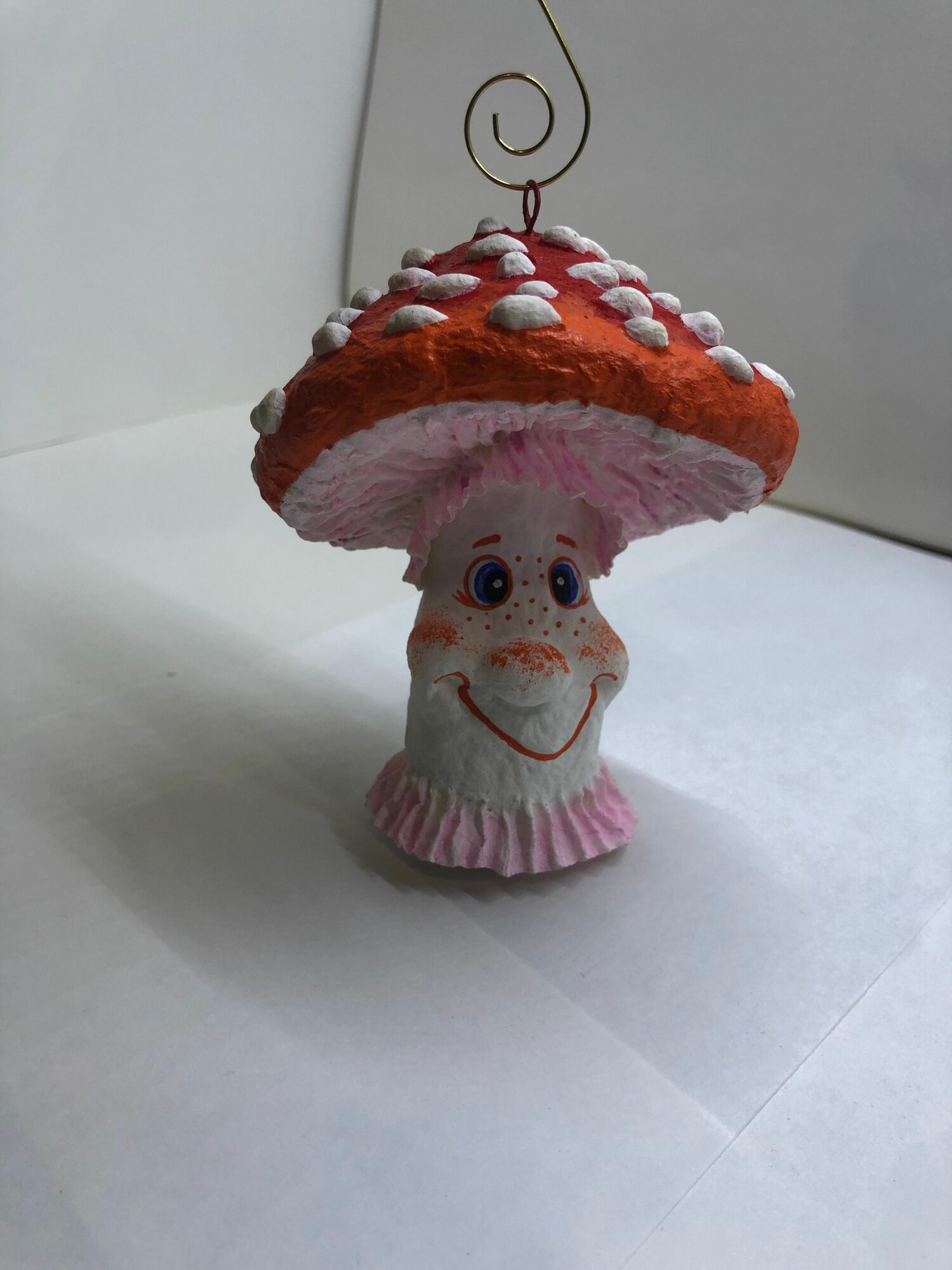 Ватная игрушка "Мухомор"