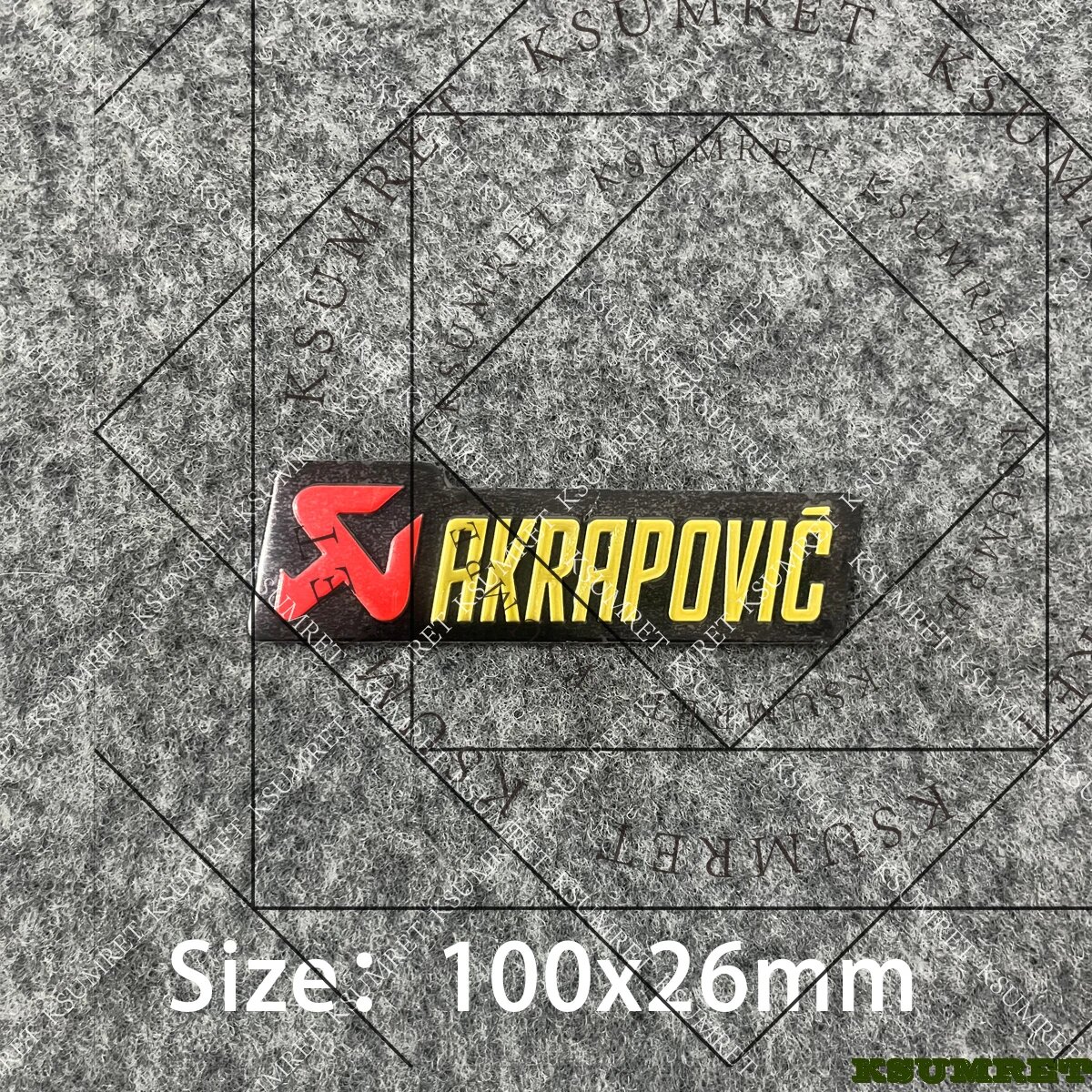 Для Akrapovic выхлопная наклейка с логотипом мотоцикла, эмблема, металлическая наклейка Style 2