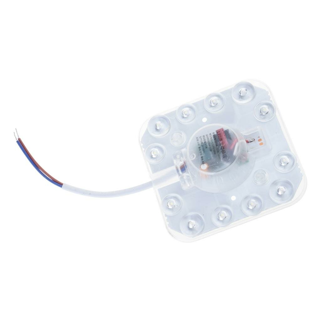 Светодиодная потолочная панель с аудиодатчиком, 12 Вт Акустооптический