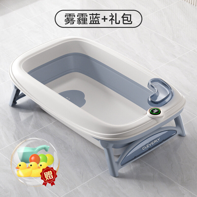Новая складная детская ванна, утолщенный пластик, принадлежности для ванной, большая емкость для хранения, необходимый предмет для дома